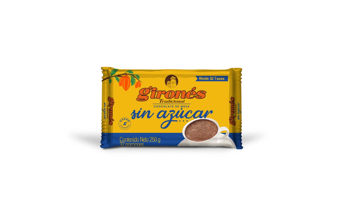 Girones Chocolate - Traditional Unsweetened Girones Hot Chocolate